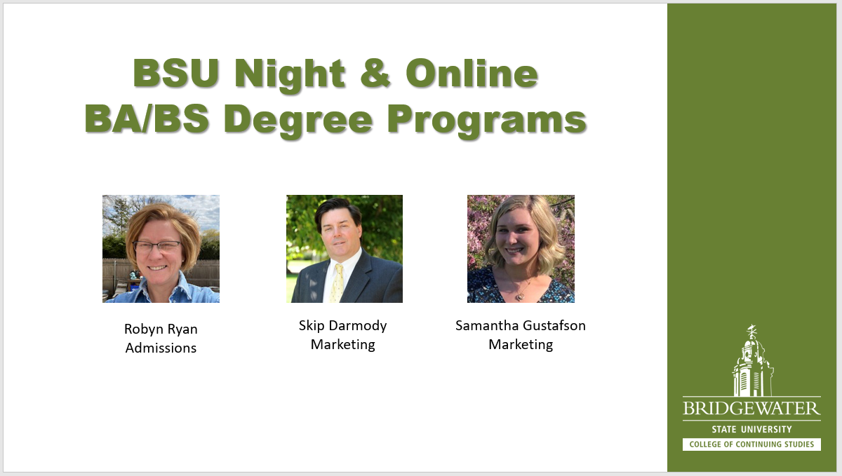 Continuing Studies Admissions | BSU Continuing Studies Admissions